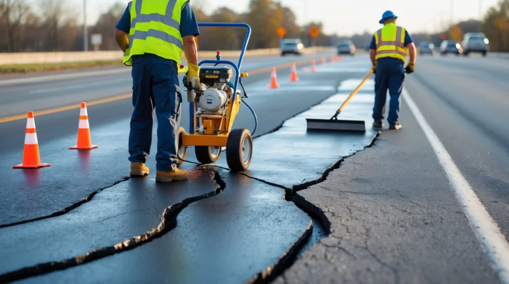 Road Crack Filling: Essential Tips for Property Owners